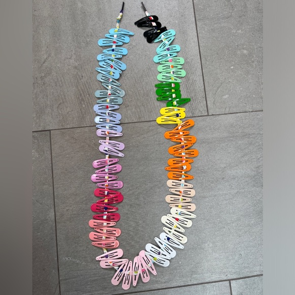Hair | About 10 Hair Barrettes In 17 Fun Colors As Shown Metal W Pop ...